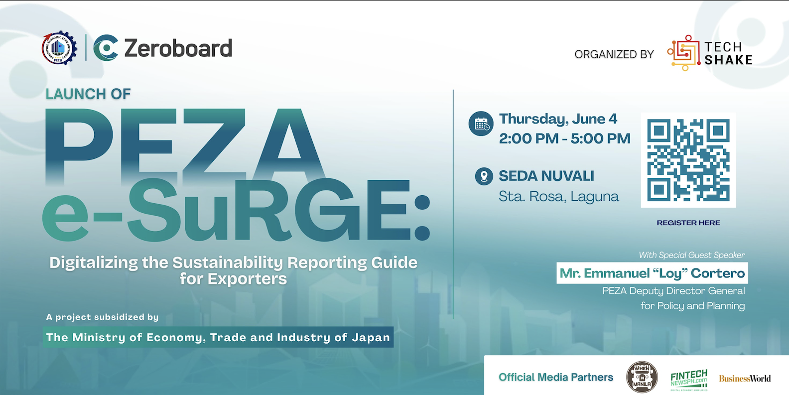 PEZA, Zeroboard, TechShake Launch Digital ESG Platform